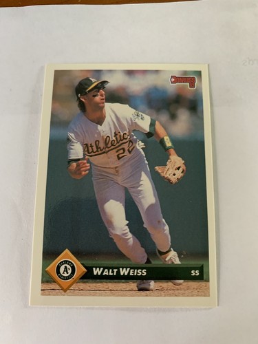 1992 leaf baseball Walt Weiss Baseball Card #109 | eBay