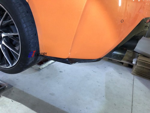 A STYLE CARBON REAR BUMPER SPLITTER LIP FOR LEXUS RCF RC F USC10 ONLY ...