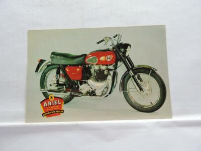 NOS 1958 Ariel Cyclone 650 Dealer Postcard Motorcycle 9" x 6" B9298 | eBay