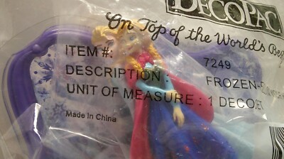 DecoPac DISNEY FROZEN FOLLOW YOUR HEART ELSA CAKE TOPPER DECORATING KIT ...