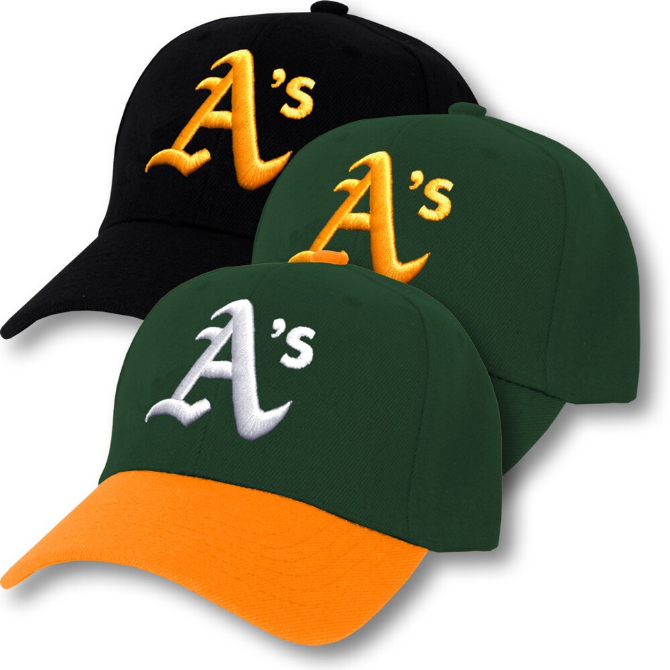Oakland A's Cap Athletics Hat Embroidered Adjustable Curved Men | eBay