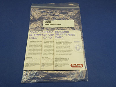 Dental Diamond Sharpening Card Set Of 3 DSCSET (XFINE-FINE-MEDIUM) HU ...