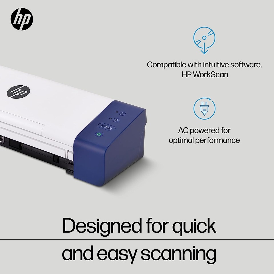 HP Duplex Document Scanner & Photo Scanner W/Auto-Feed Tray for 2-Sided ...