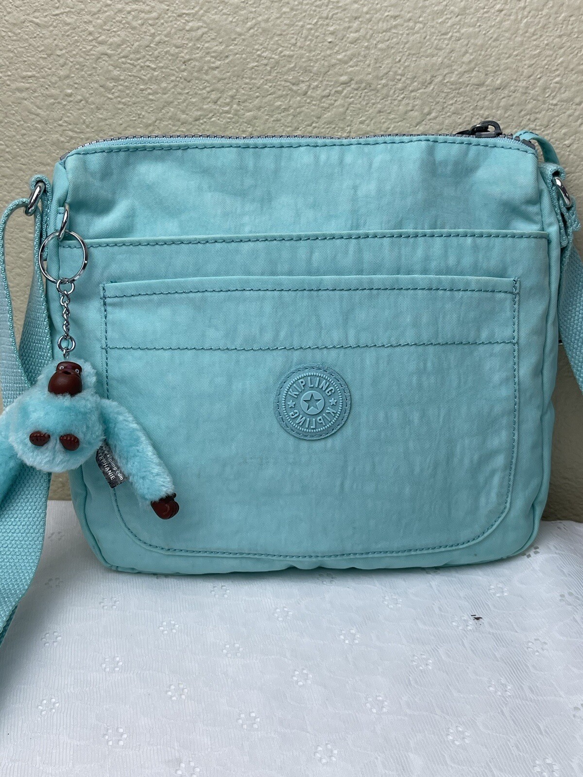 Kipling Stephanie Crossbody Bag Purse Turquoise With … - Gem