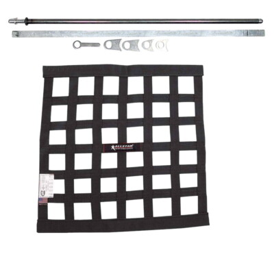 Racing SFI Window Net Kit with Installation Hardware / Bars 18x18 ...