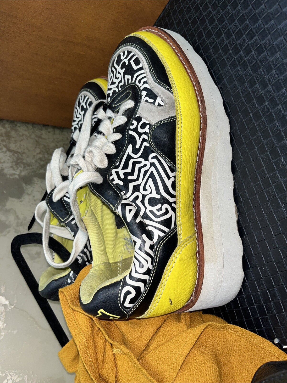 Coach Keith Haring Platform Sneakers 9D - Gem