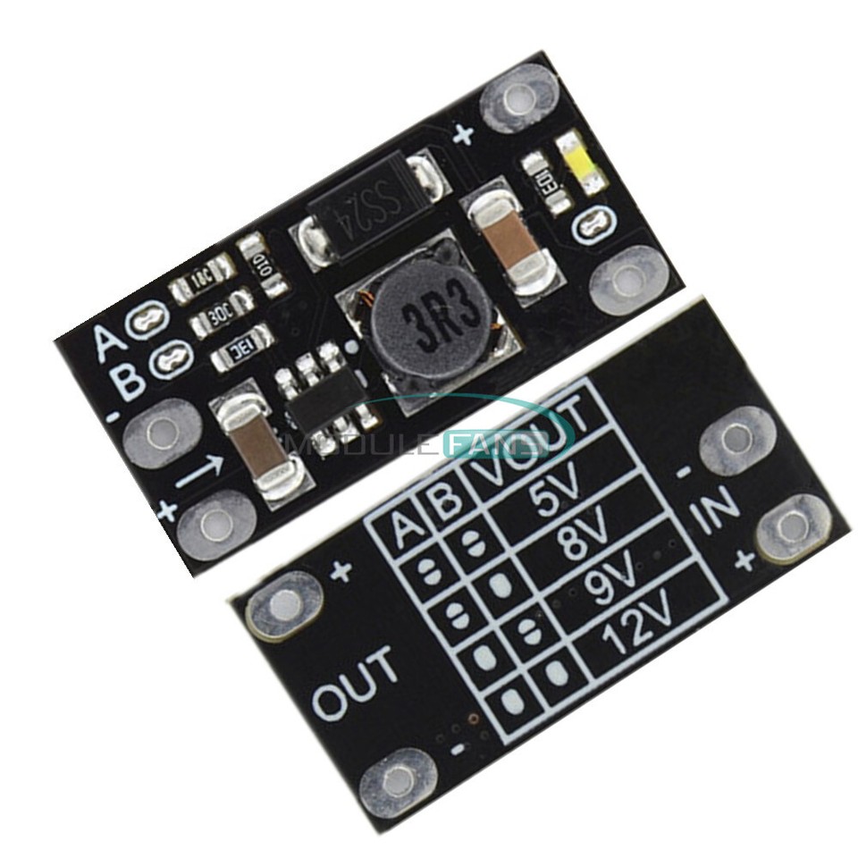Mini DC-DC Boost Step Up Volt Converter Power Module 3.3V 3.7V 5V 6V 9V ...