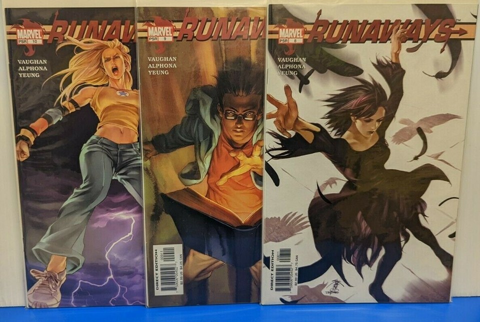 RUNAWAYS VOL 1 #1-18 missing 6, 13, 16 1st 2003 BK VAUGHN ALPHONA VF/NM ...