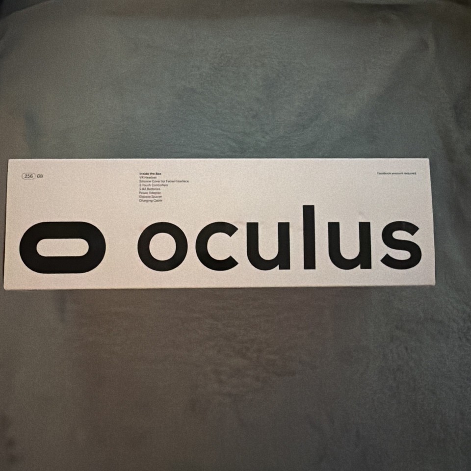 Oculus Quest 2 Virtual Reality Headset 256GB White, Both Controllers | eBay