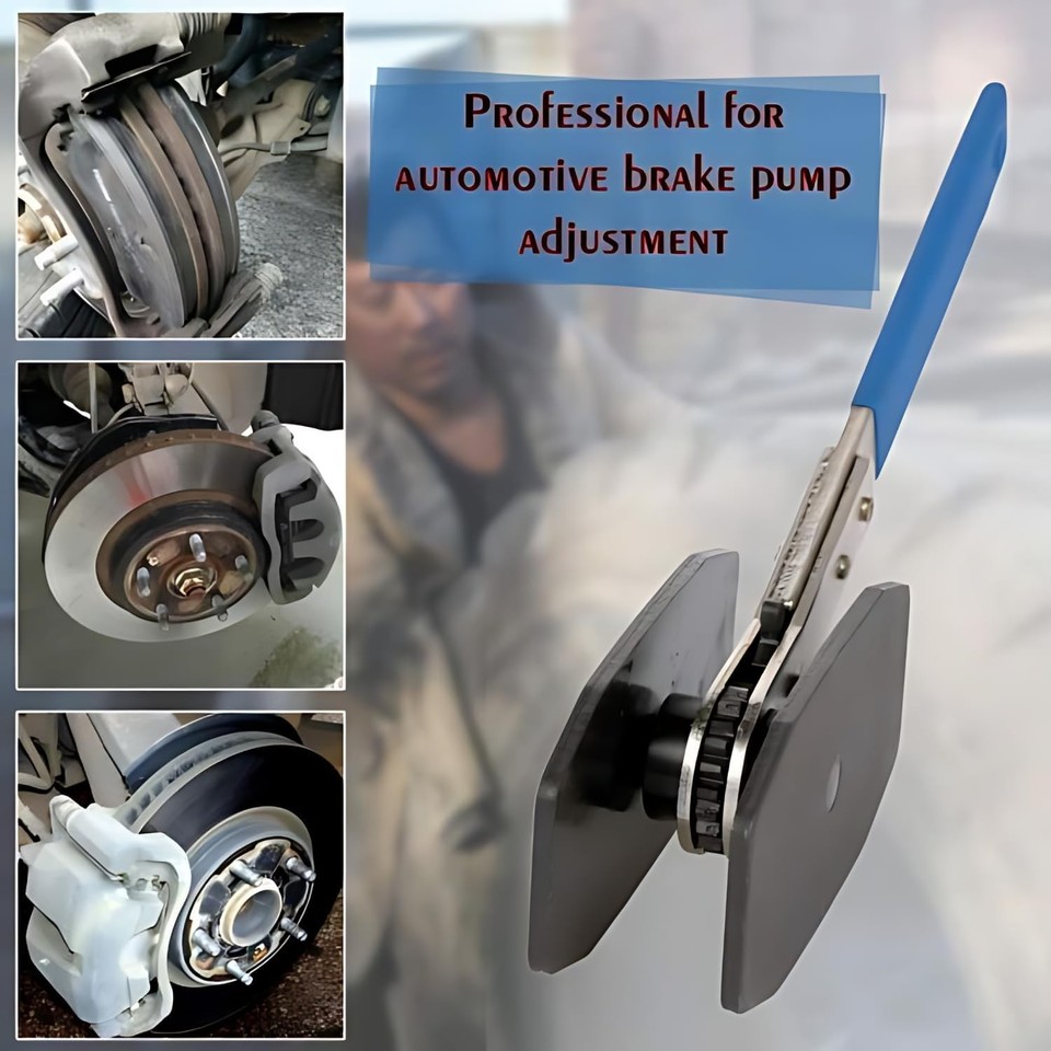 Car Ratchet Brake Piston Wrench Spreader Caliper Pad Install Tool Press ...