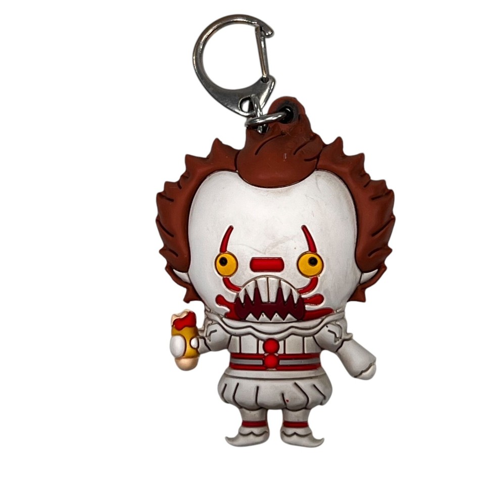 Pennywise Horror Clown Keychain Figure M.I.I Rubber Stephen King Novelty Clip | eBay