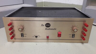 Pure-Sonics Quadramatic tube stereo power amplifier (1964) - very rare ...