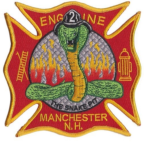 Manchester, NH Engine 2 The Snake Pit NEW Fire Patch 5" | eBay