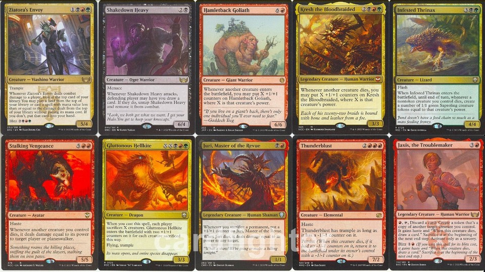 Custom Fling Treasure Commander EDH Deck - Ziatora, the Incinerator ...