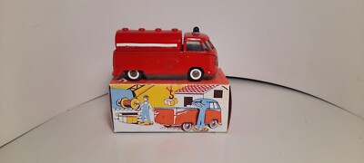 TEKNO DENMARK VW VOLKSWAGEN FIRE ENGINE VAN WATER TANK 408 vintage 1/43 ...