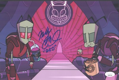 WALLY WINGERT Signed INVADER ZIM Red 8x12 Photo Autograph JSA COA Cert ...