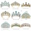 55 Styles Green Crystal Queen Princess Tiara Crown Wedding Prom Queen ...