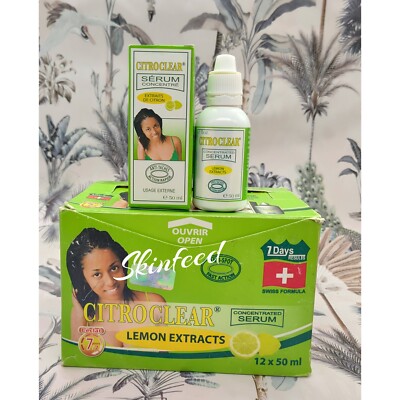 2x CITROCLEAR CONCENTRATED SERUM Lemon Extracts. Anti Spot Fast Action ...
