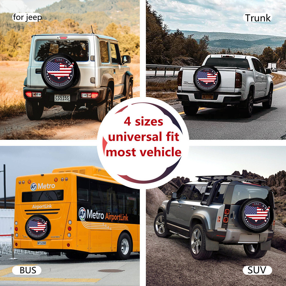 Wheelcover 16" Spare Tyre Tire Cover L, Heavy Duty Vinyl for Camper CR ...