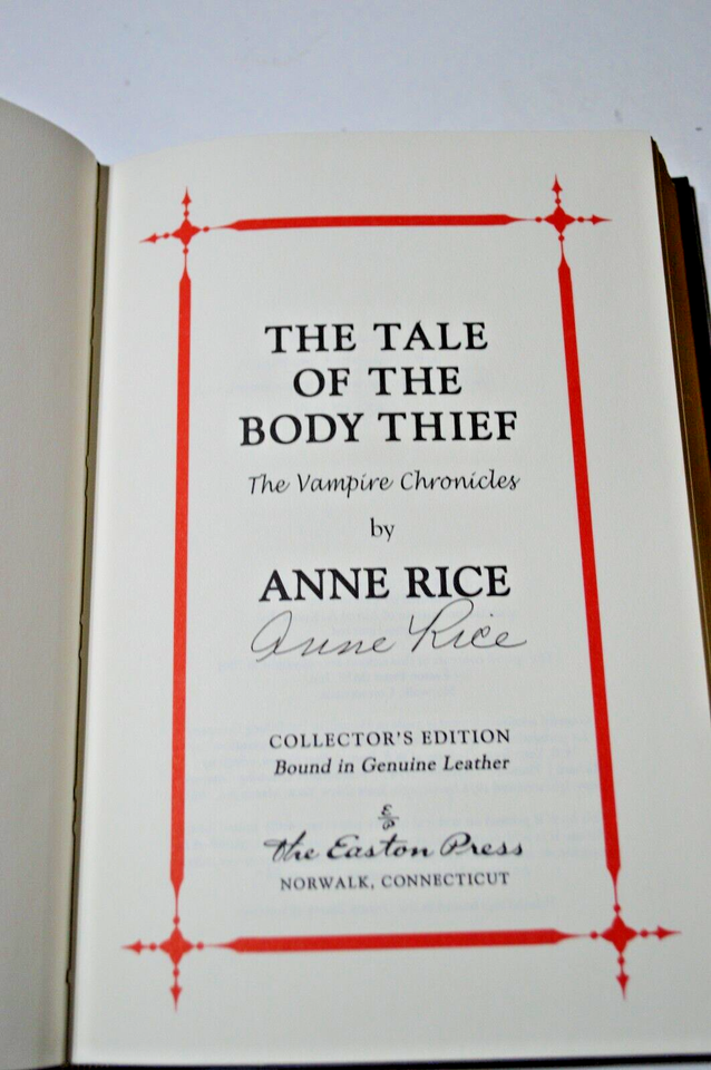 INTERVIEW WITH THE VAMPIRE by Anne Rice, 5 volume set, ALL SIGNED ...