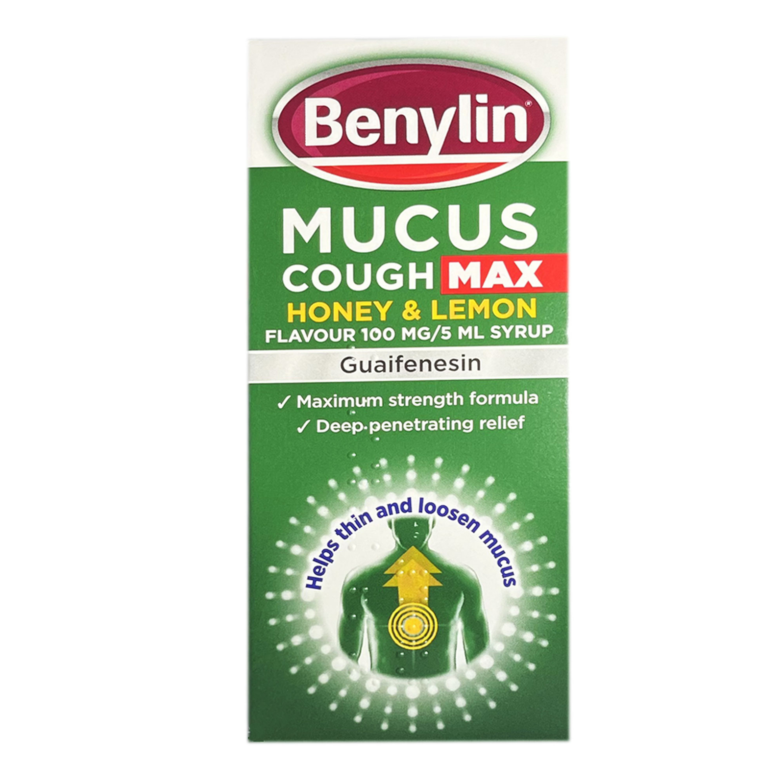 Benylin Mucus Cough Max Honey and Lemon Syrup - 300ml | eBay UK