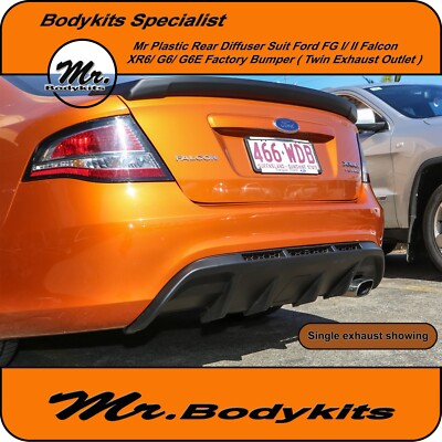 NEW PLASTIC REAR DIFFUSER FOR FORD FALCON FG XR6 XR8 G6 G6E BUMPER ...