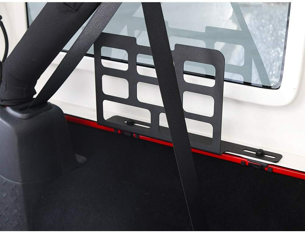 Trunk Rack Shelves + Camping Mat Tool Kit Storage for Jeep Wrangler JK ...