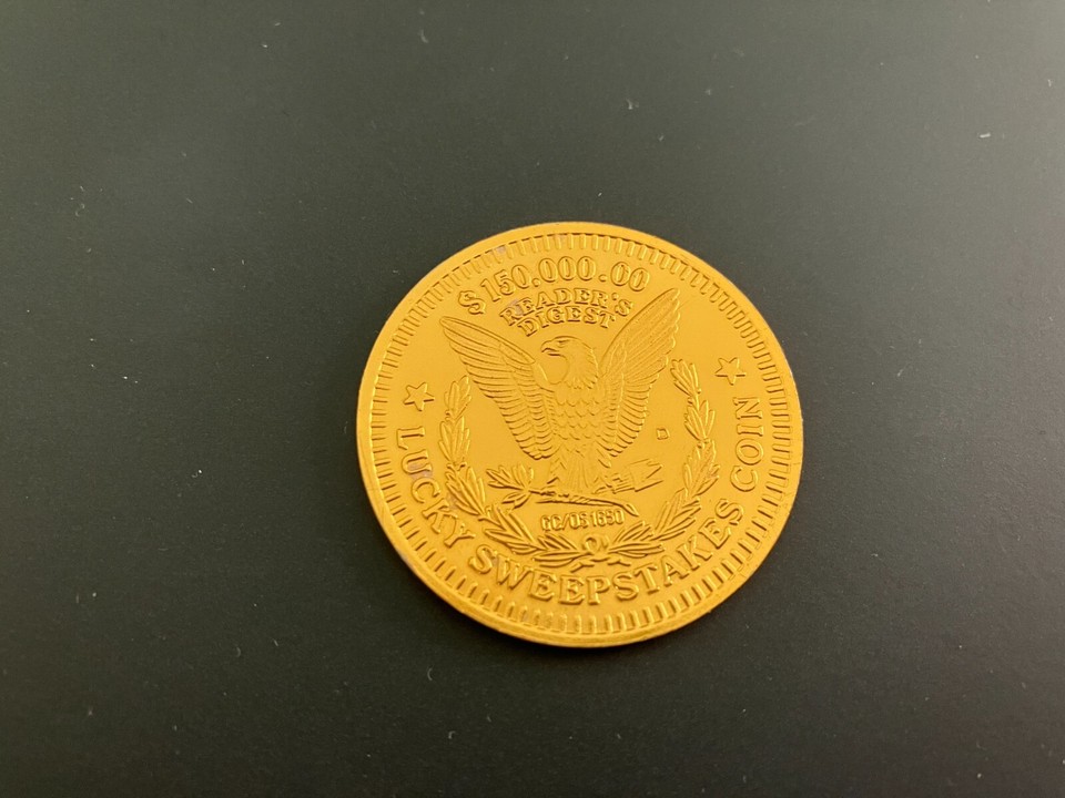 Vintage Collectible Readers Digest Lucky Sweepstakes Coin-Token ...
