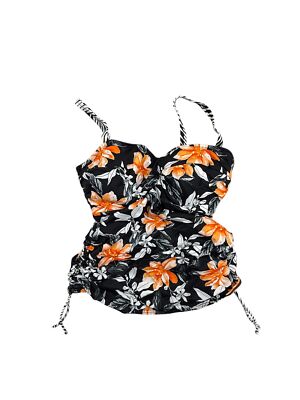 Fantasie BLACK Port Maria Underwire Twist Front Tankini Swim Top, US ...