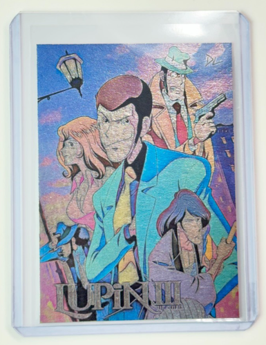 Lupin III Limited Platinum Plated Artist Signed “Manga Classic” Trading ...