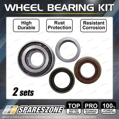 2 x Rear Wheel Bearing Kit for Holden Rodeo RA TFS Colorado RC I4 V6 ...