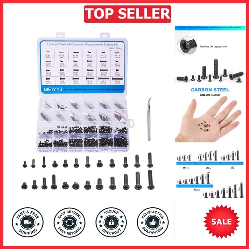 Complete 720pcs Computer Screw Kit with Organized Storage Box for ...