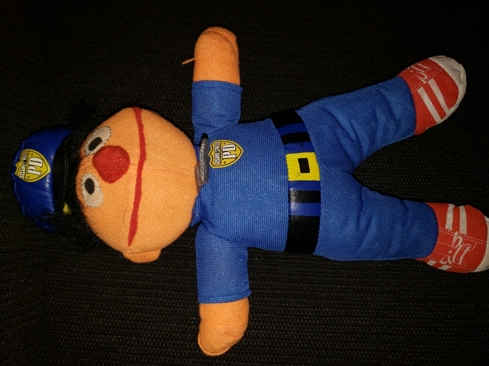 NANCO 123 Sesame Street PD Police Ernie Plush 2006 Sesame Workshop toy ...