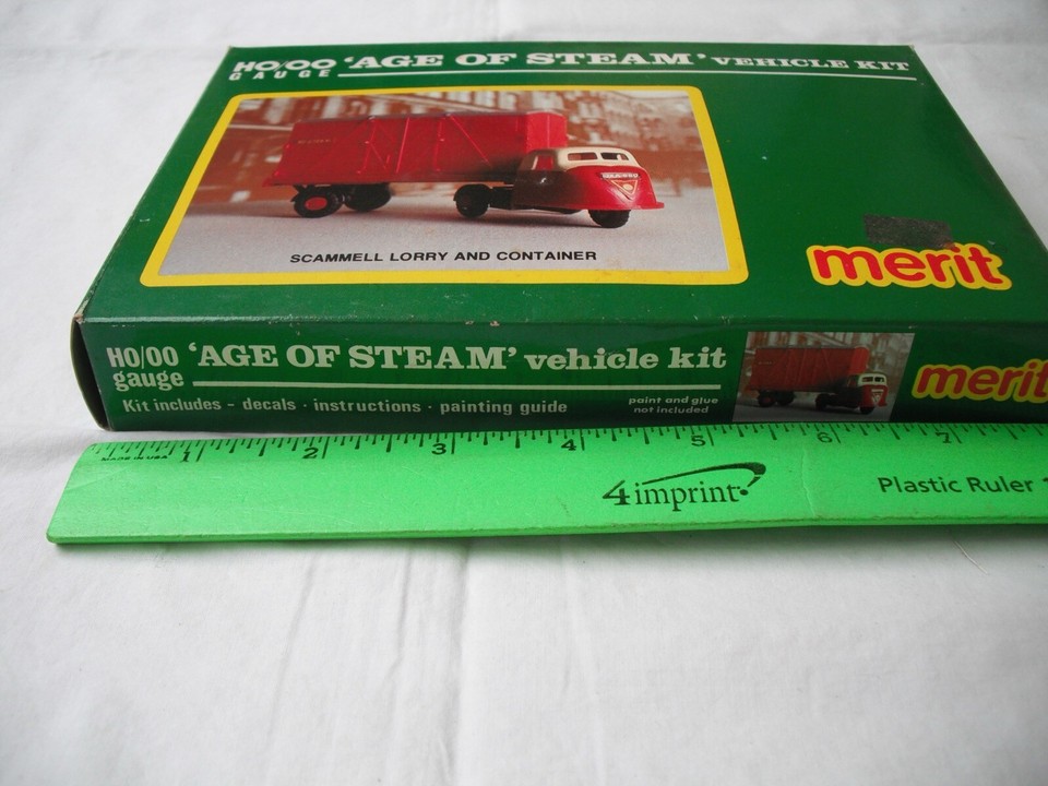 Merit 5016 Scammell Lorry and Container, Truck, Vehicle Kit, OO Gauge ...