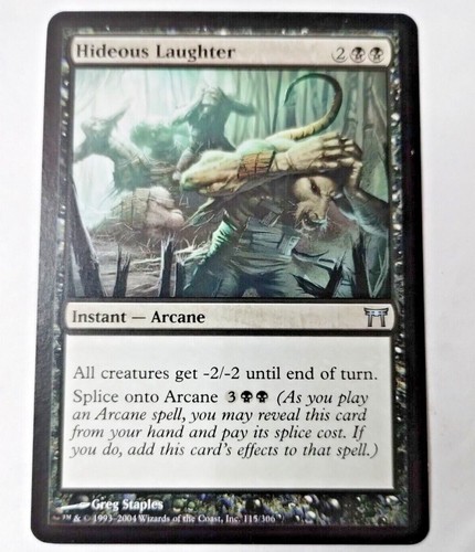 MTG Hideous Laughter Champions of Kamigawa 115/306 Regular Uncommon ...