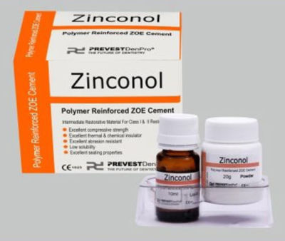 Dental Polymer Reinforced Zoe Cement Zinconol Powder & Liquid Kit BEST ...