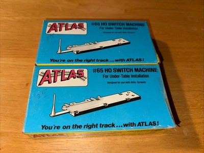 Atlas HO Scale #65 HO UNDER-TABLE SWITCH MACHINES LOT OF 2 NOS | eBay