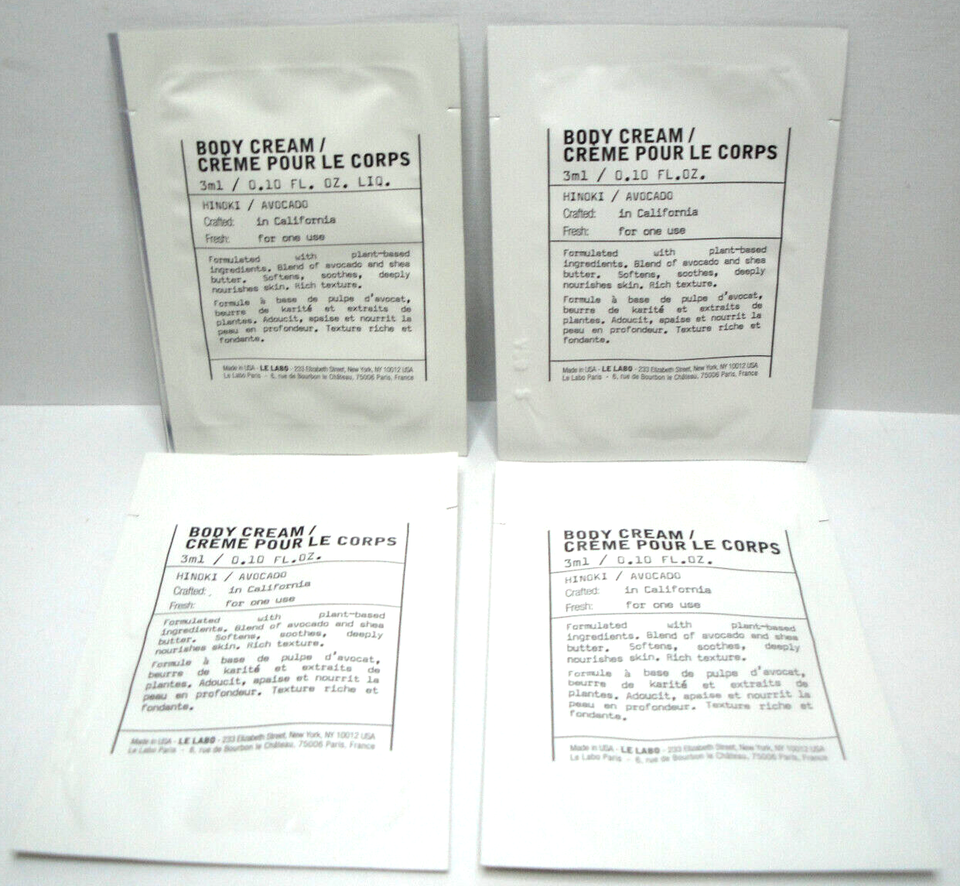 Le Labo Body Cream Face Scrub Exfoliant Santal 33 EDP Eau de Parfum ...