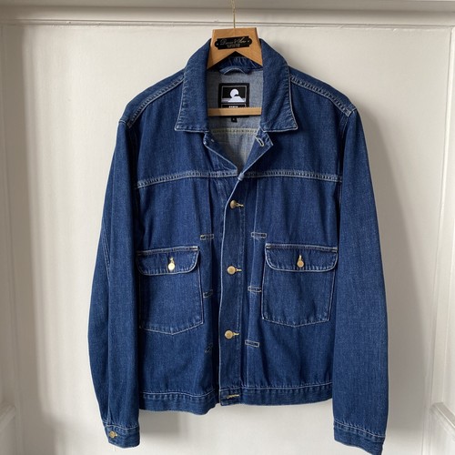 EDWIN E Classic (XL) Men’s Denim Jacket Trucker Type 2 Cotton Indigo Blue | eBay UK