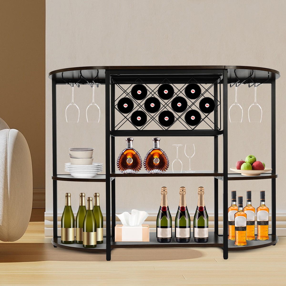 Free Standing Wine Rack Bar Freestanding Wine Cabinet With Storage
