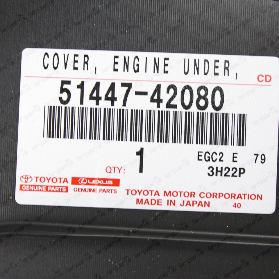 2019-2022 Toyota Rav4 Venza 2.5L Engine Under Cover | 51447-42080 ...