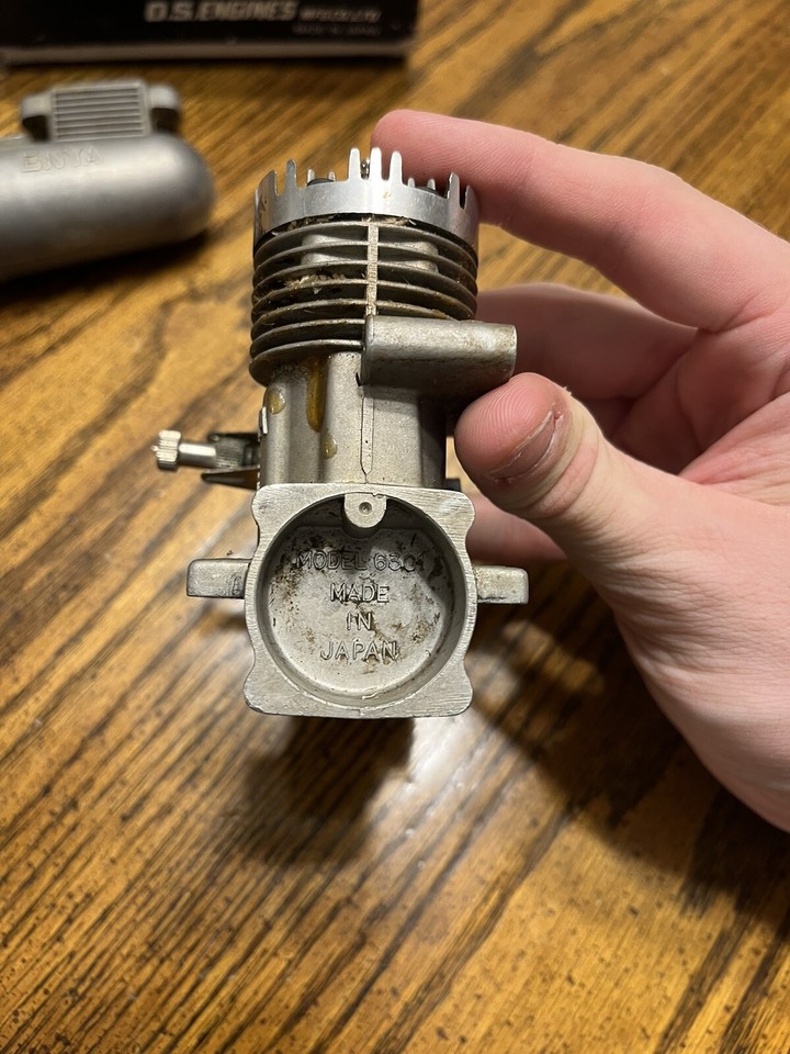 Vintage Made In Japan ENYA SS 40 Control Line RC Airplane Engine With ...