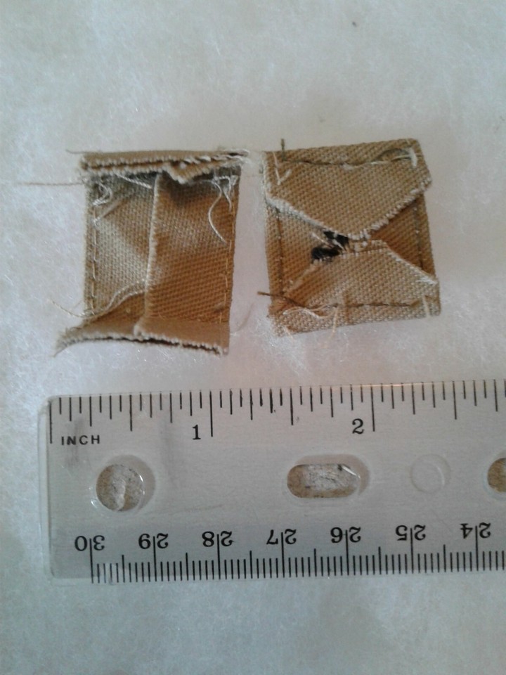 Authentic US Army Private Second Class PV2 Insignia Rank BDU Desert ...