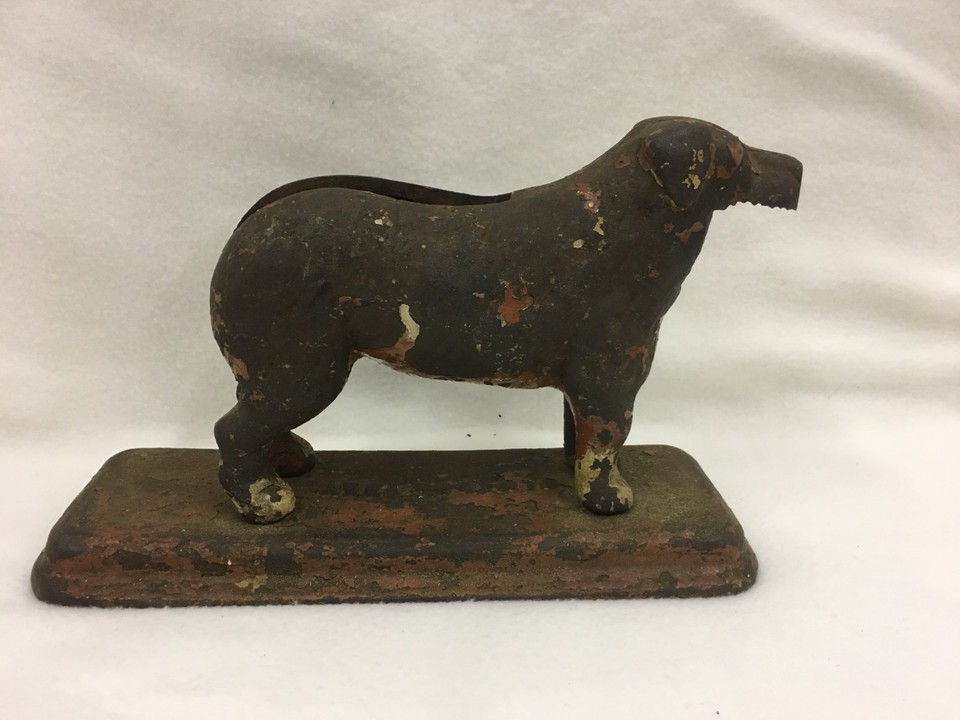 Vintage Antique Cast Iron Old Dog Tray Nutcracker Missing Tail and Jaw ...