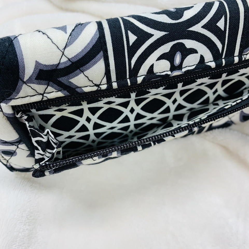 VERA BRADLEY OPERA BLACK & WHITE WALLET | eBay