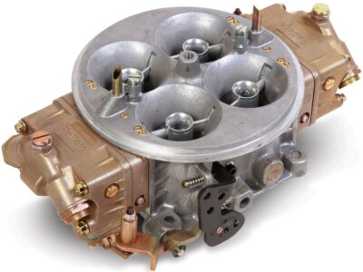 NEW HOLLEY DOMINATOR CARBURETOR,GOLD DICHROMATE,105 CFM,4500,NO CHOKE ...