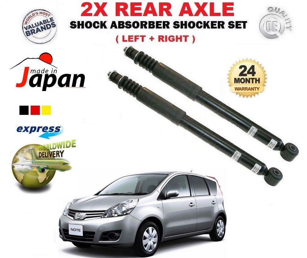 FOR NISSAN NOTE 1.4 1.6 1.5 dCi 2006-2012 REAR LEFT RIGHT SHOCK ...