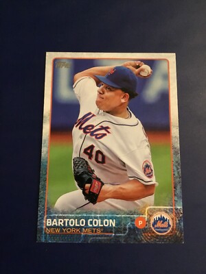 2015 Topps # 244 BARTOLO COLON New York Mets Baseball Card | eBay