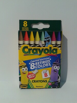 Crayola Limited Edition 8 Retired Colors crayons (new) | eBay