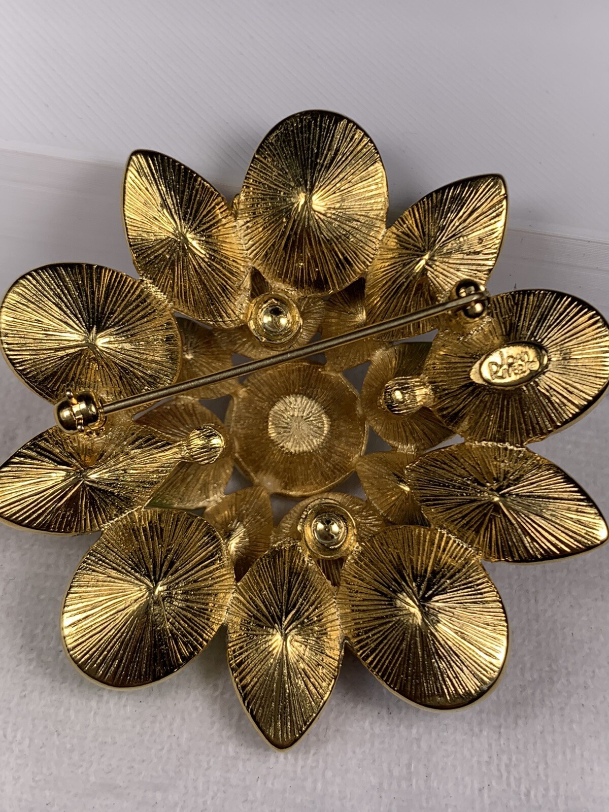 Vintage Joan Rivers Bejeweled Crystal Flower Brooch/Pin Rare | eBay